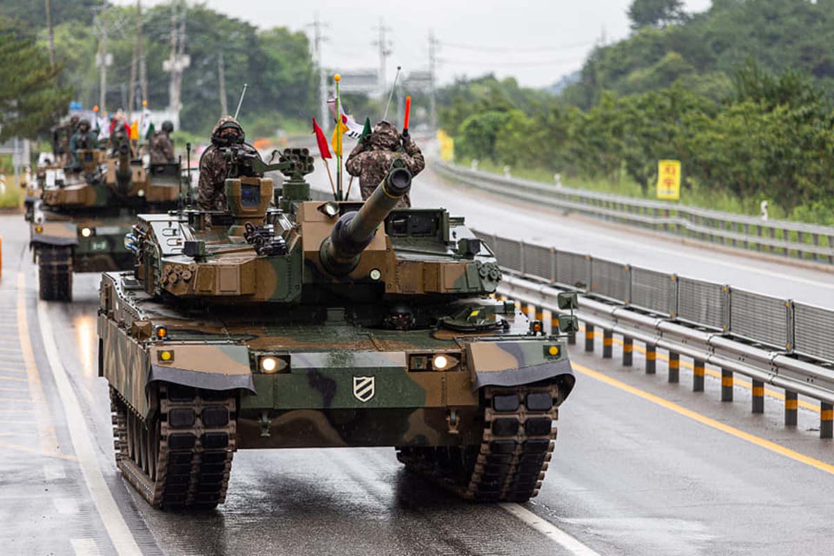 ROK 육군 - K2흑표전차, 압로강&두만강까지...궤도장비 장거리 기동훈련