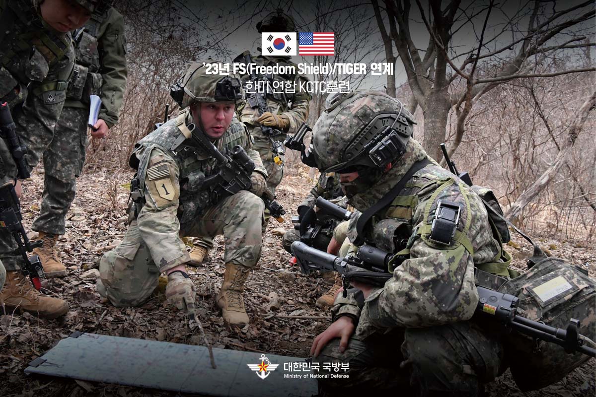 ROK 육군 - [사진] 한미연합으로...KCTC훈련 최초 한국군 여단에 대대급 미군부대 편성해 훈련
