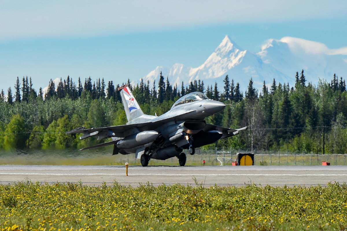 ROK 공군 - [사진 12장] 공군 kf-16, 美 알래스카주 아일슨 공군기지와 엘멘돌프 공군기지서 레드플래그 알래스카(Red Flag-Alaska)