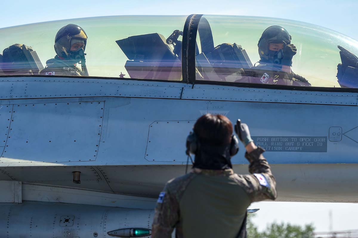 ROK 공군 - [사진 12장] 공군 kf-16, 美 알래스카주 아일슨 공군기지와 엘멘돌프 공군기지서 레드플래그 알래스카(Red Flag-Alaska)