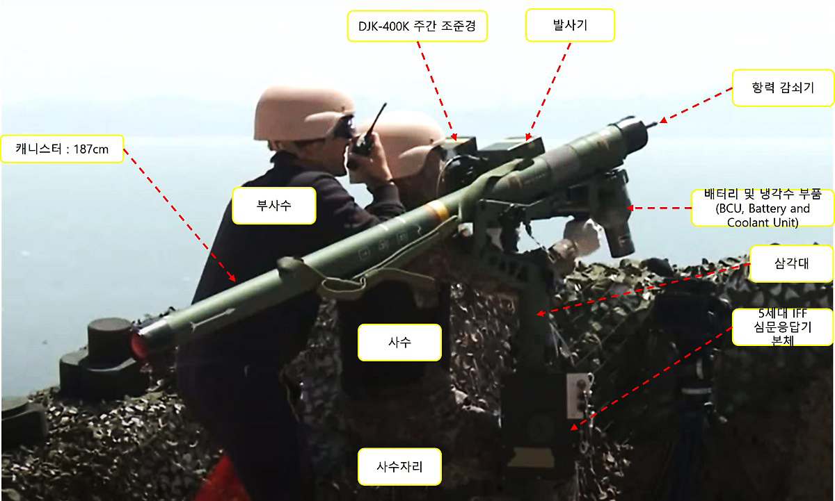 ROK 미사일 - 신궁(新弓, KP-SAM)은 대한민국의 휴대용 단거리 지대공 미사일