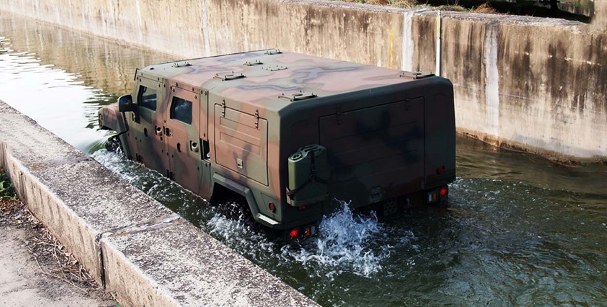 ROK 전술차량 - [사진 13장] 기아 K151 지휘 4인승 전술차량