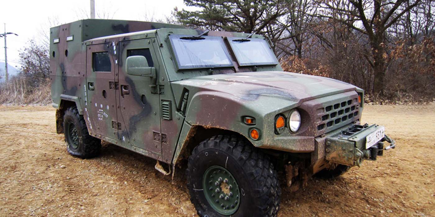 ROK 전술차량 - [사진 14장] 기아 K151 지휘 8인승 전술차량