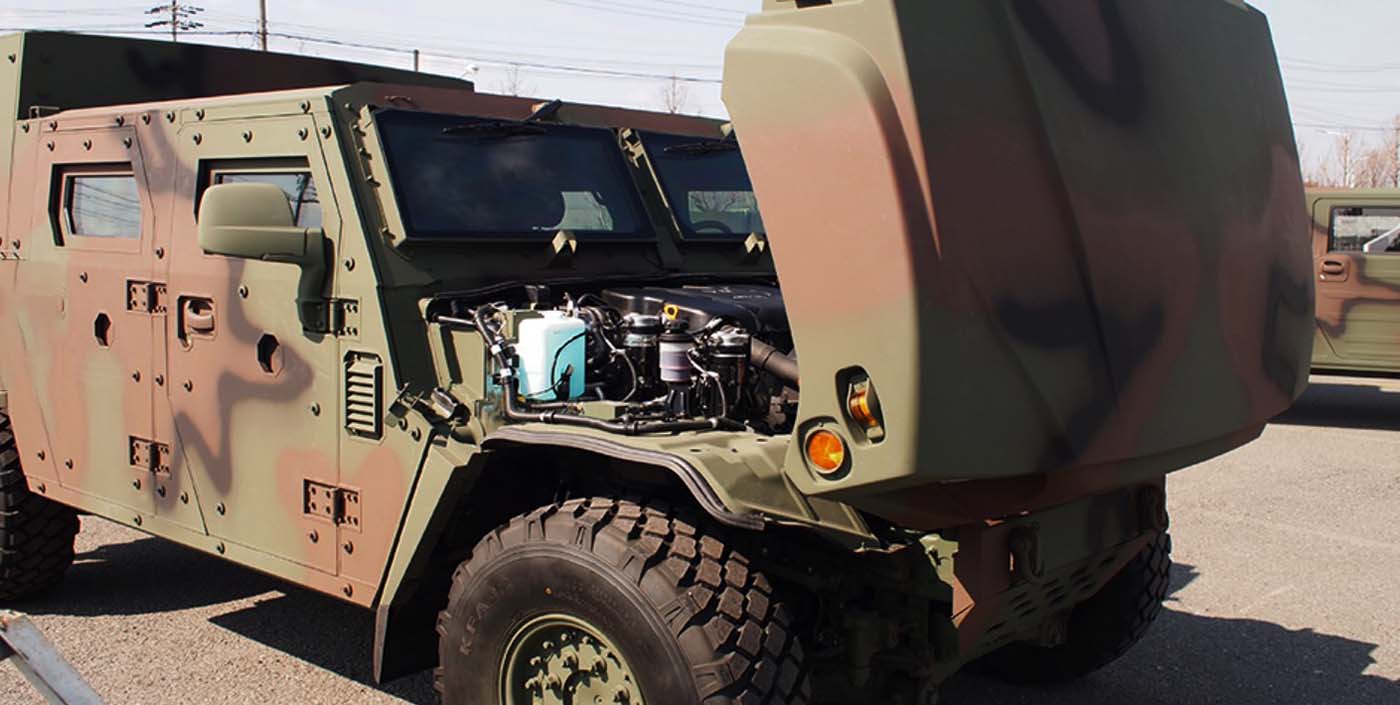 ROK 전술차량 - [사진 14장] 기아 K151 지휘 8인승 전술차량