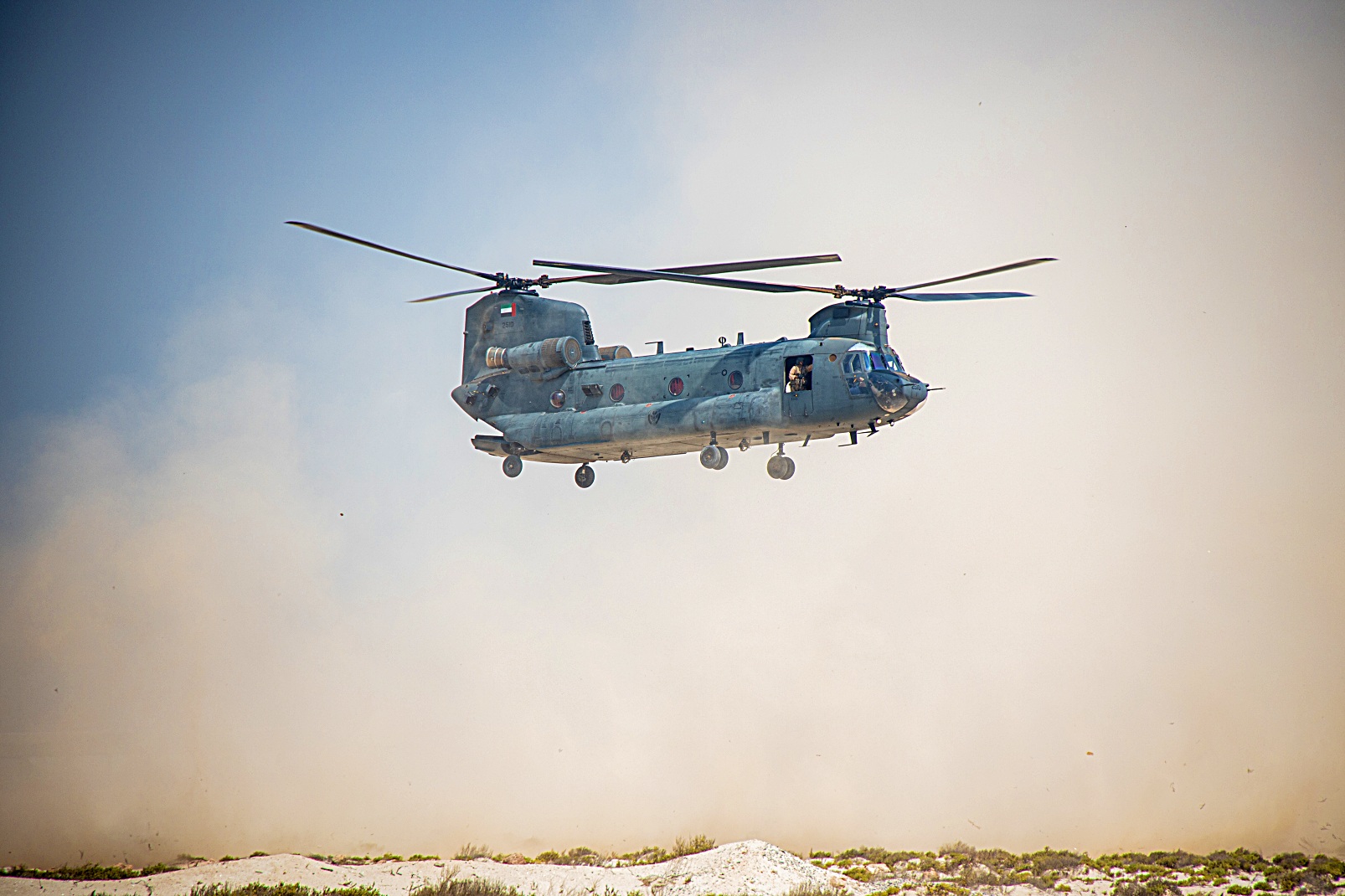 World 헬리콥터 - UAE 대통령경호대 CH-47 헬기 Intrepid Maven 22.4 훈련참가