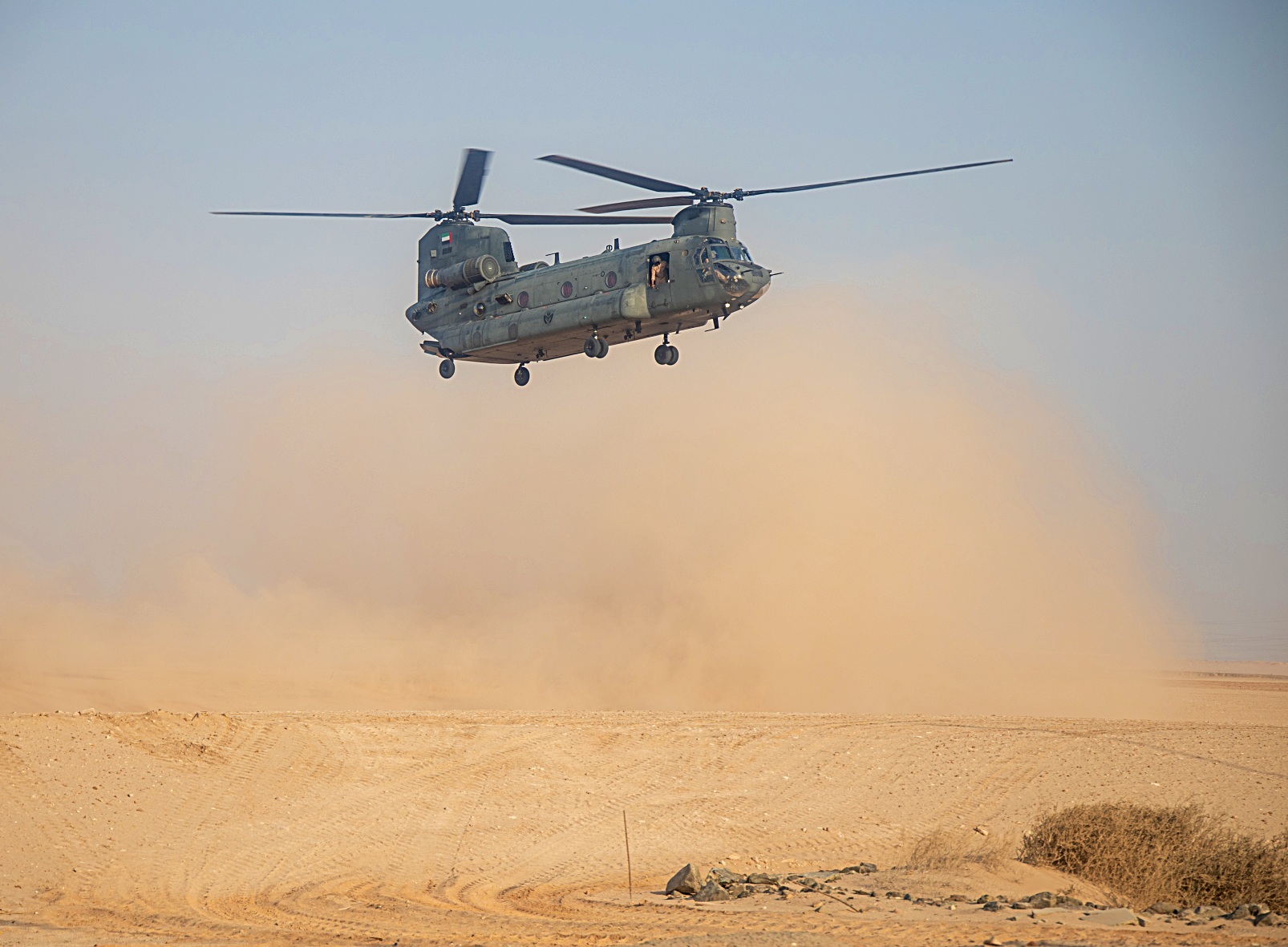 World 헬리콥터 - UAE 대통령경호대 CH-47 헬기 Intrepid Maven 22.4 훈련참가