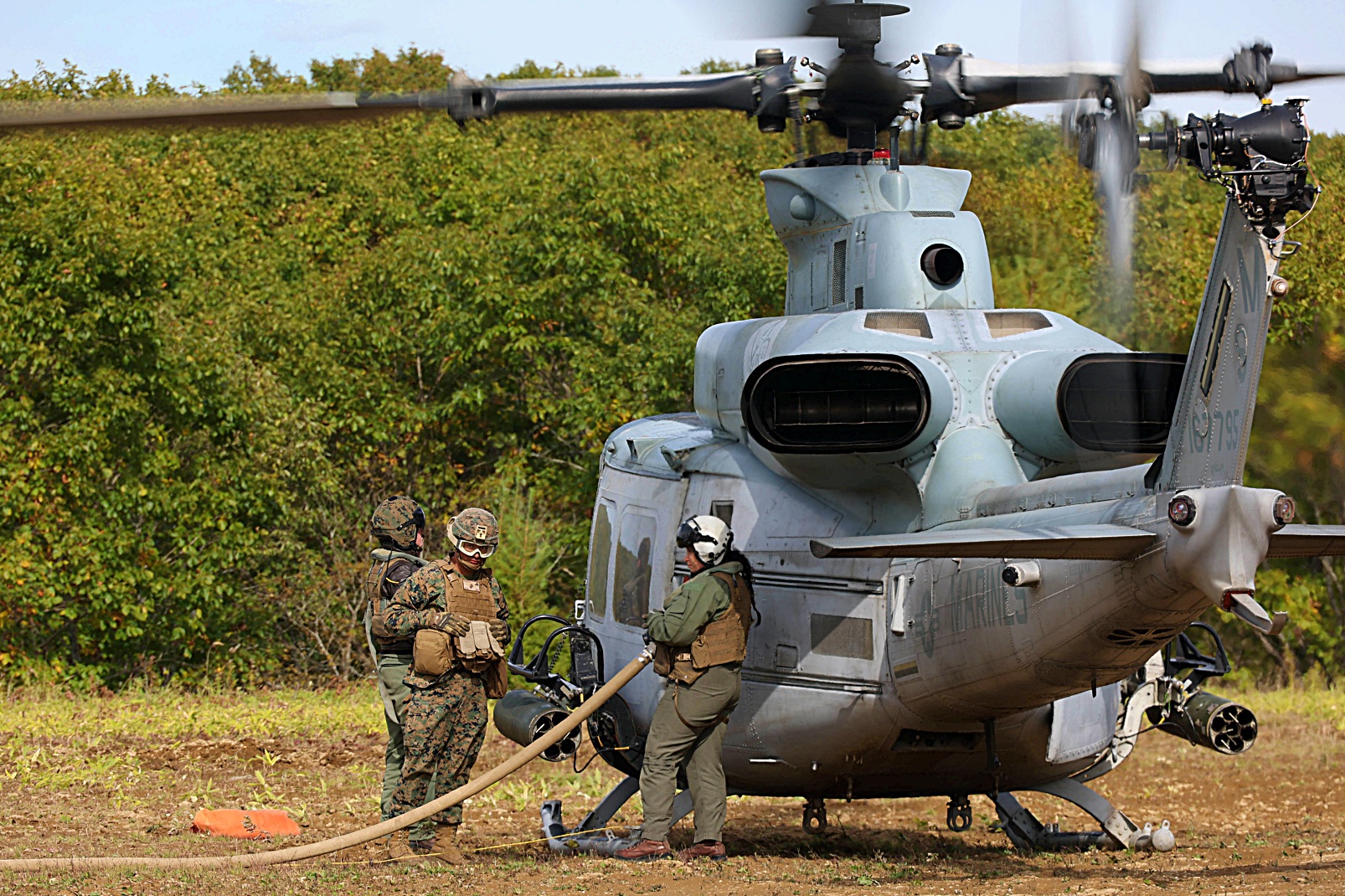 World 헬리콥터 - 미 일 합동훈련 Resolute Dragon 22 참가 UH-1Y, AH-1Z 및 UH-1H/J